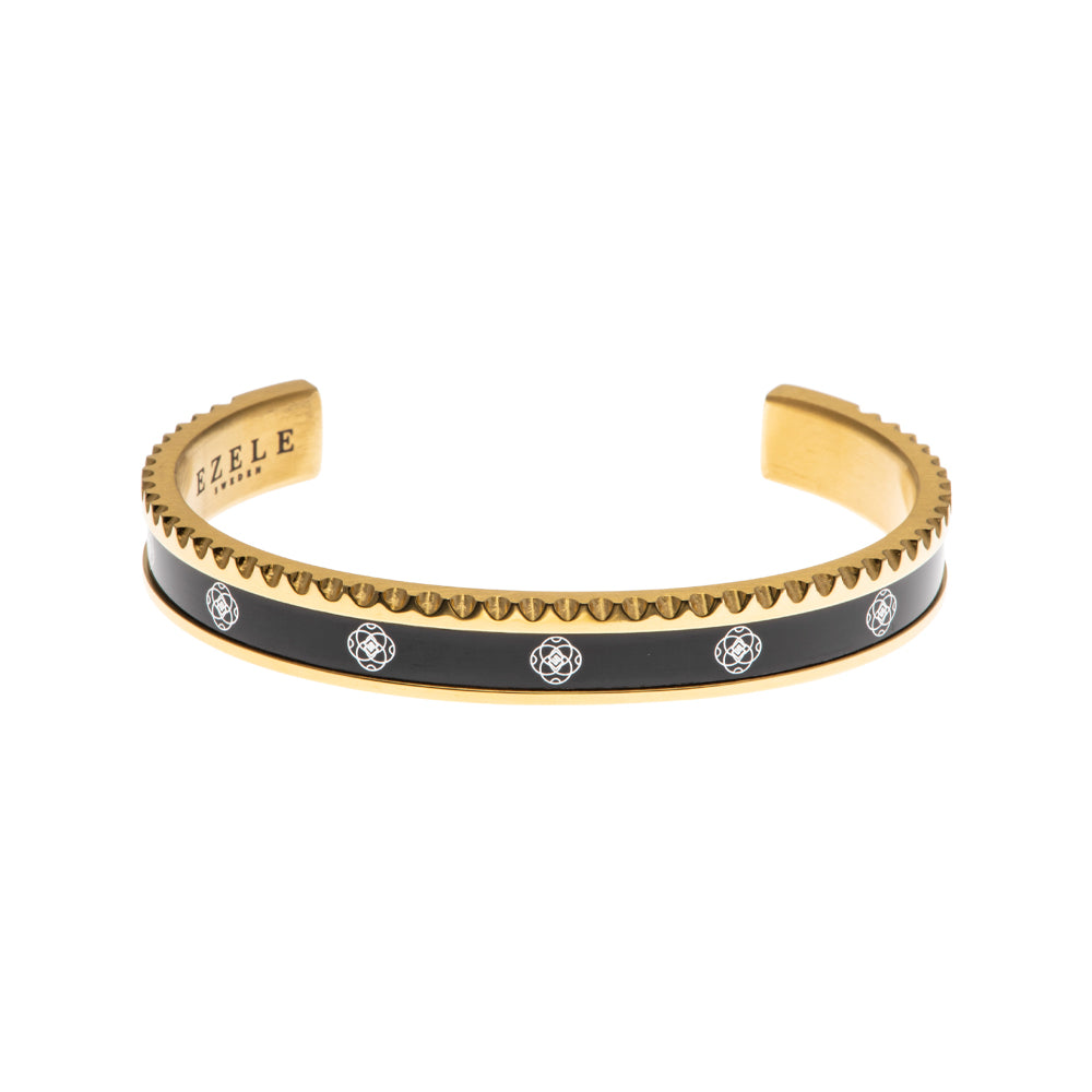SULTANA CUFF BLACK & GOLD – EZELE